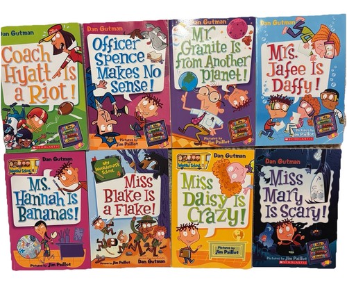 My Weird School Chapter Books By Dan Gutman Paperback Bundle Lot Of 6 ...
