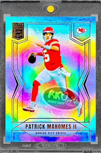 Patrick Mahomes RARE RAINBOW FOIL REFRACTOR INVESTMENT CARD CHIEFS ...