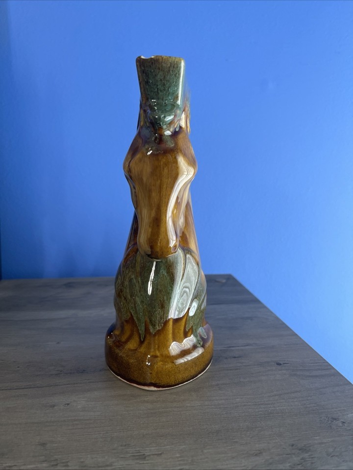 Hot Springs National Park Pottery Horse Vase Tortoiseshell Glaze | eBay