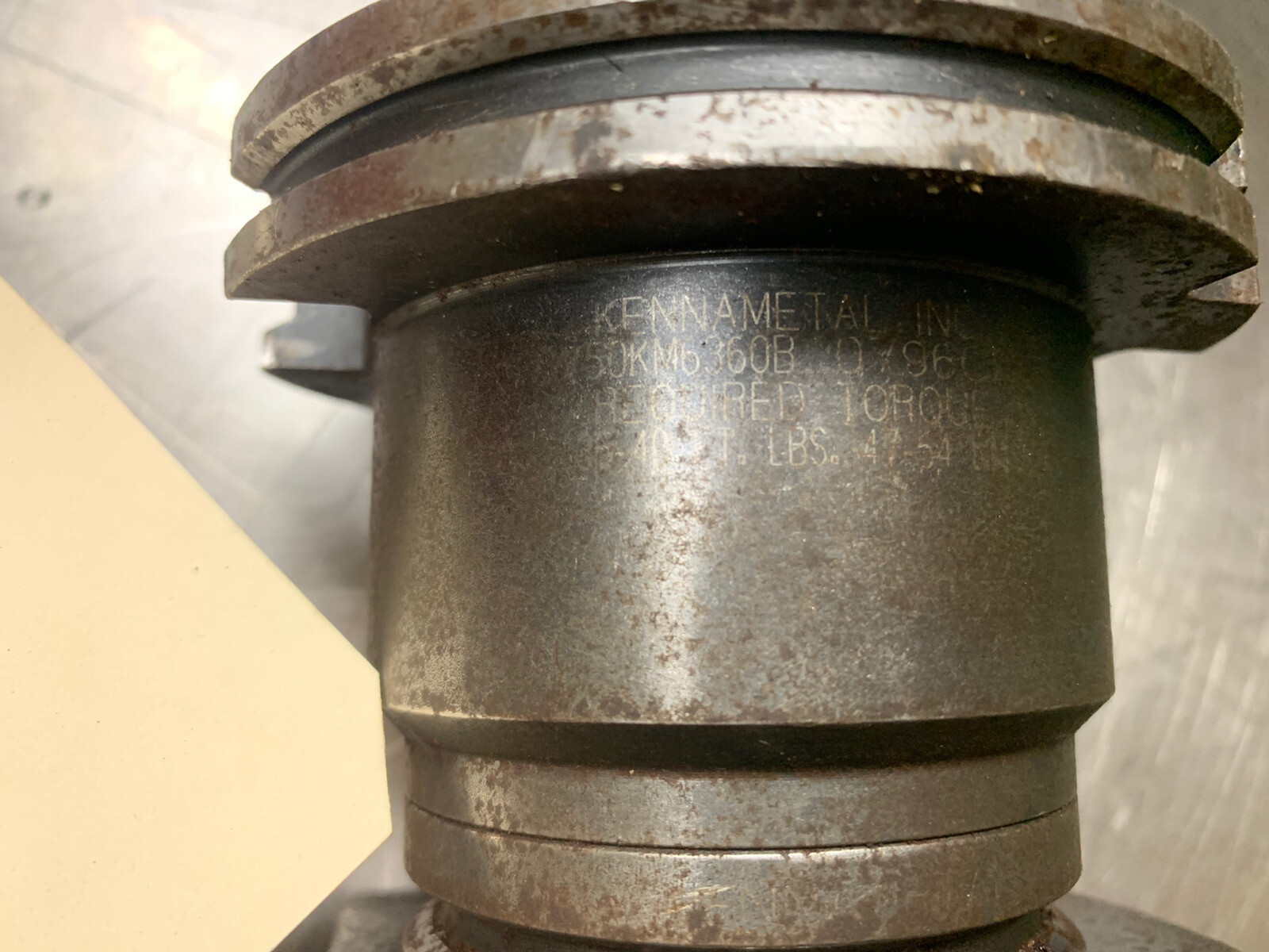 Kennametal CAT50 Holder KM40-NCM-EF DV50KM6360B | eBay