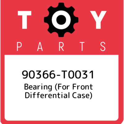 90366-T0031 Toyota Bearing (for front differential case) 90366T0031 ...