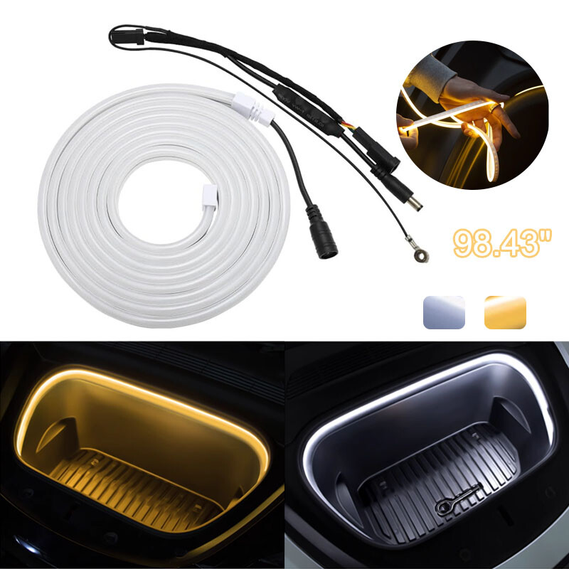 For Tesla Model 3 Y Accessories Front Trunk LED Frunk Light Strip 98 ...