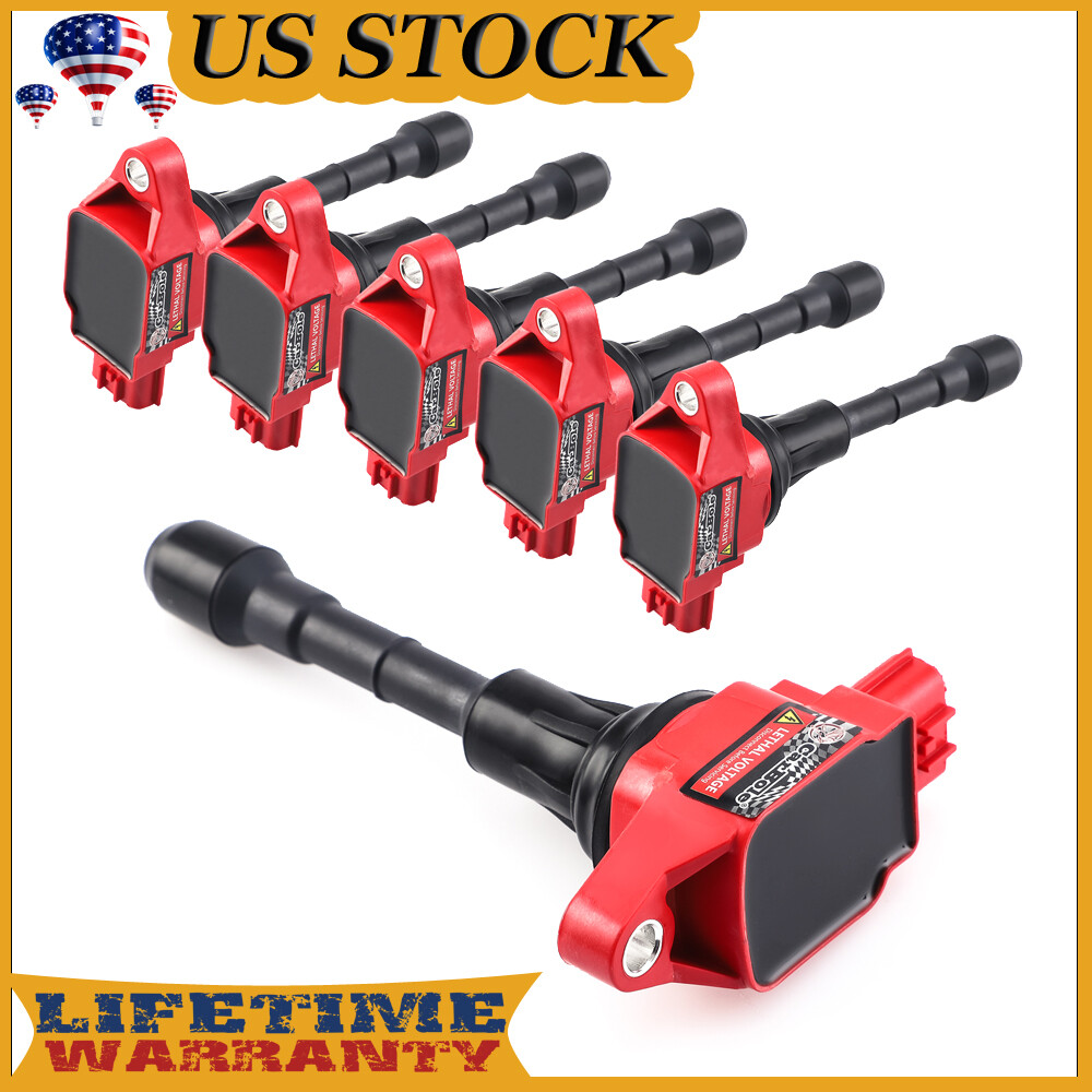 6 Ignition Coils UF550 For 2009-2017 2018 2019 2020 Nissan Nissan ...