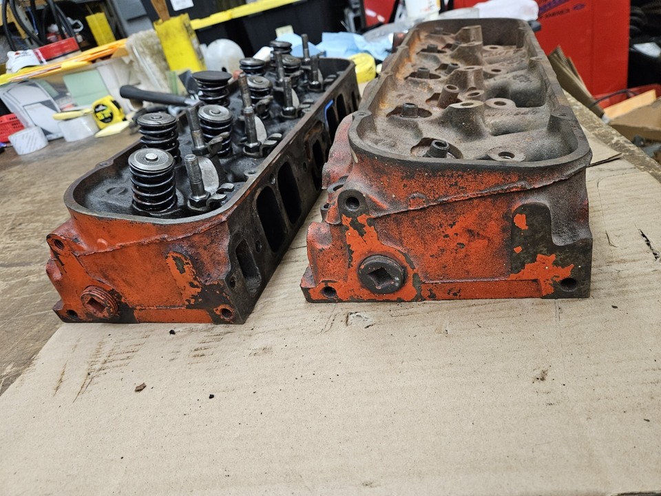 1969 Big Block Chevy BBC 396 427 Rectangle Port Heads 3919840 840 E-1-9 ...