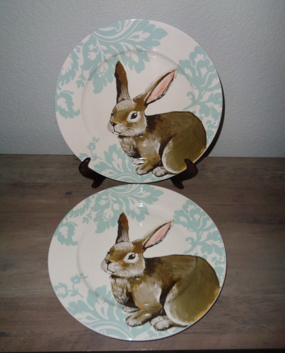 4 CIROA Easter Dinner Plates Bunny Rabbit | eBay