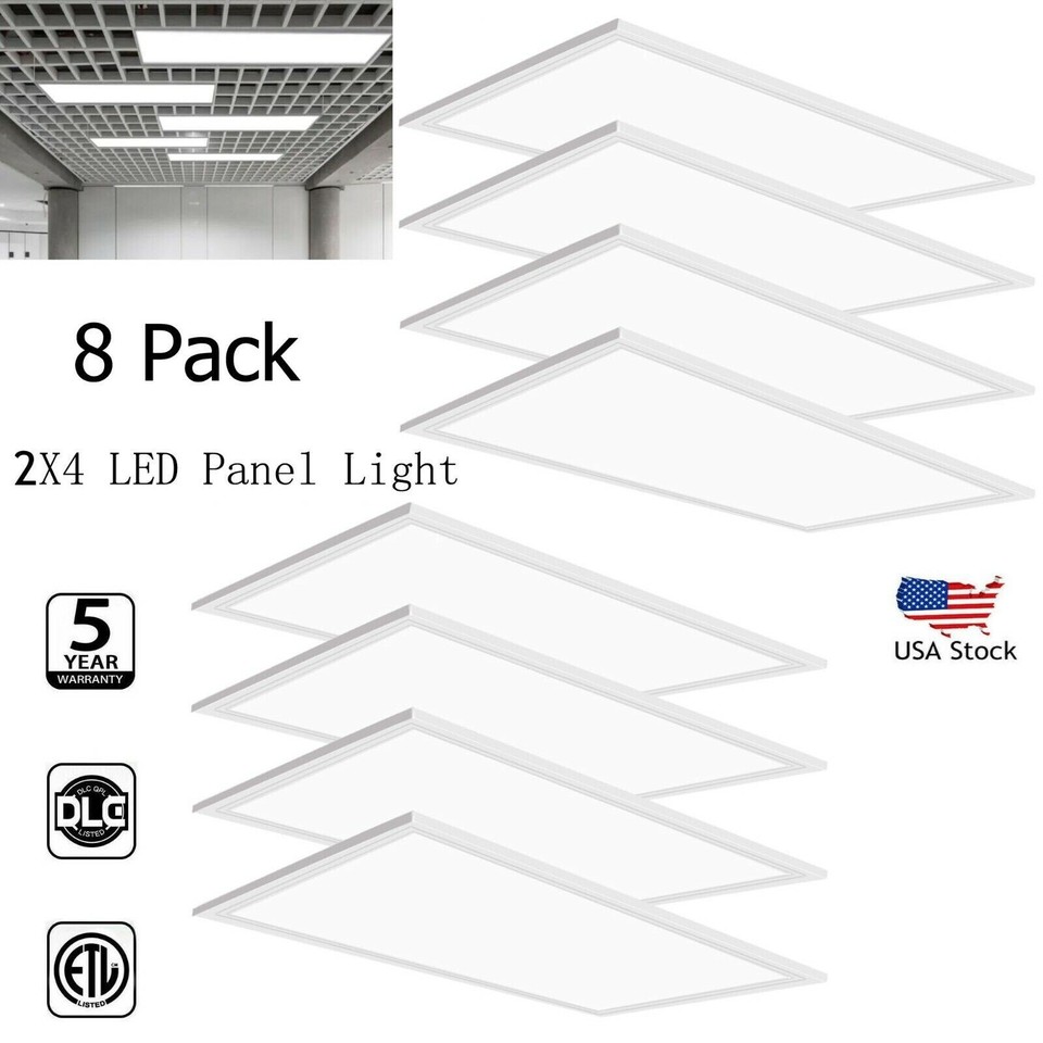 75W 8400 LM 2x4 LED Drop Ceiling Light Panels, 2x4 FT Recessed LED ...