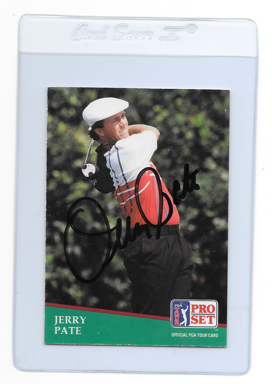 JERRY PATE Signed 1991 PRO SET Golf Card #102 PGA TOUR 1976 US Open ...