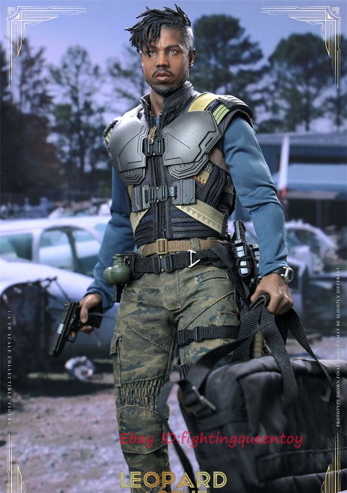DAFTOYS F018 Black Panther leopard Eric Tactical Ver. 1/6 Action Figure ...