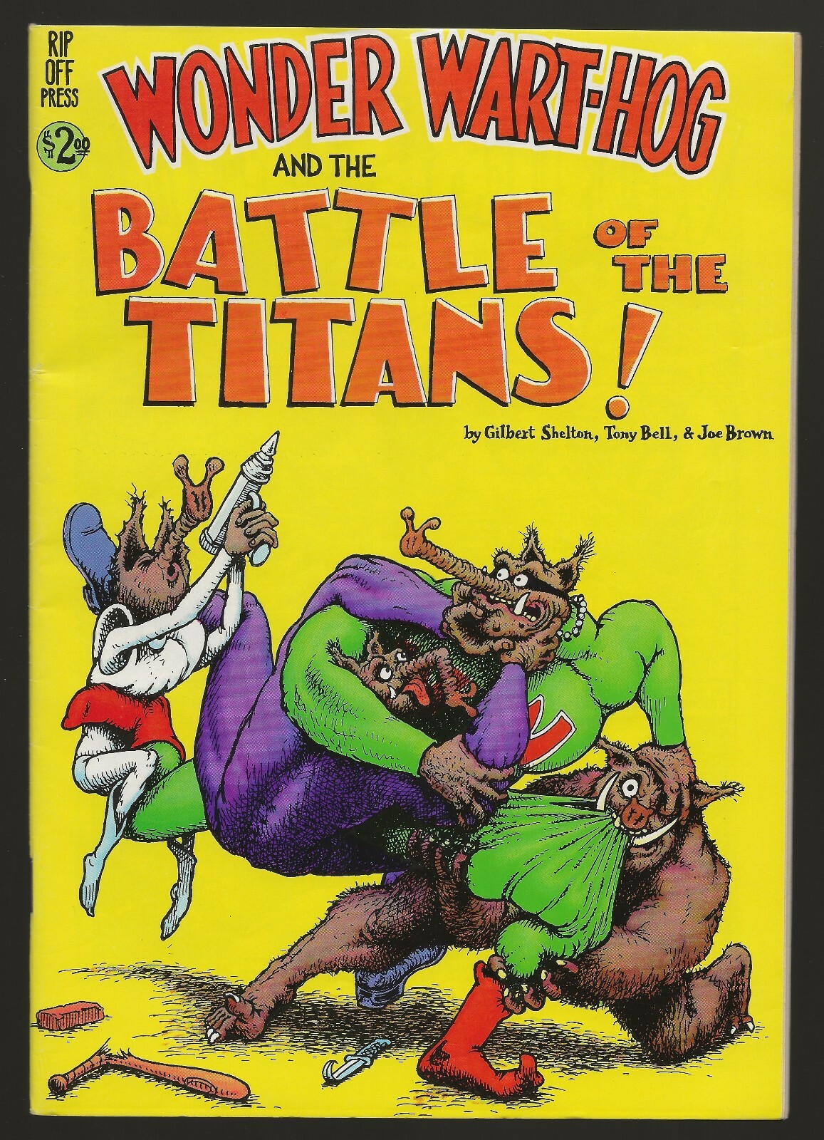 Wonder Wart-Hog & the Battle of the Titans (Rip Off, 1985) Gilbert ...