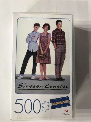 Sixteen Candles 500-Piece Puzzle in Retro VHS Case Blockbuster | eBay