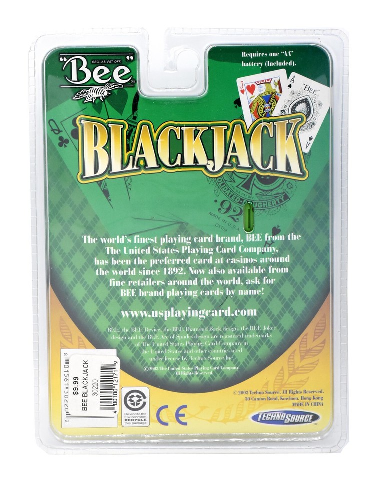 Bee Electronic Blackjack Casino Handheld Game NEW & SEALED | eBay