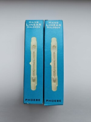 2x R7 J78 150W Linear Halogen Bulbs, Security Lamps Flood Lights, 78mm ...