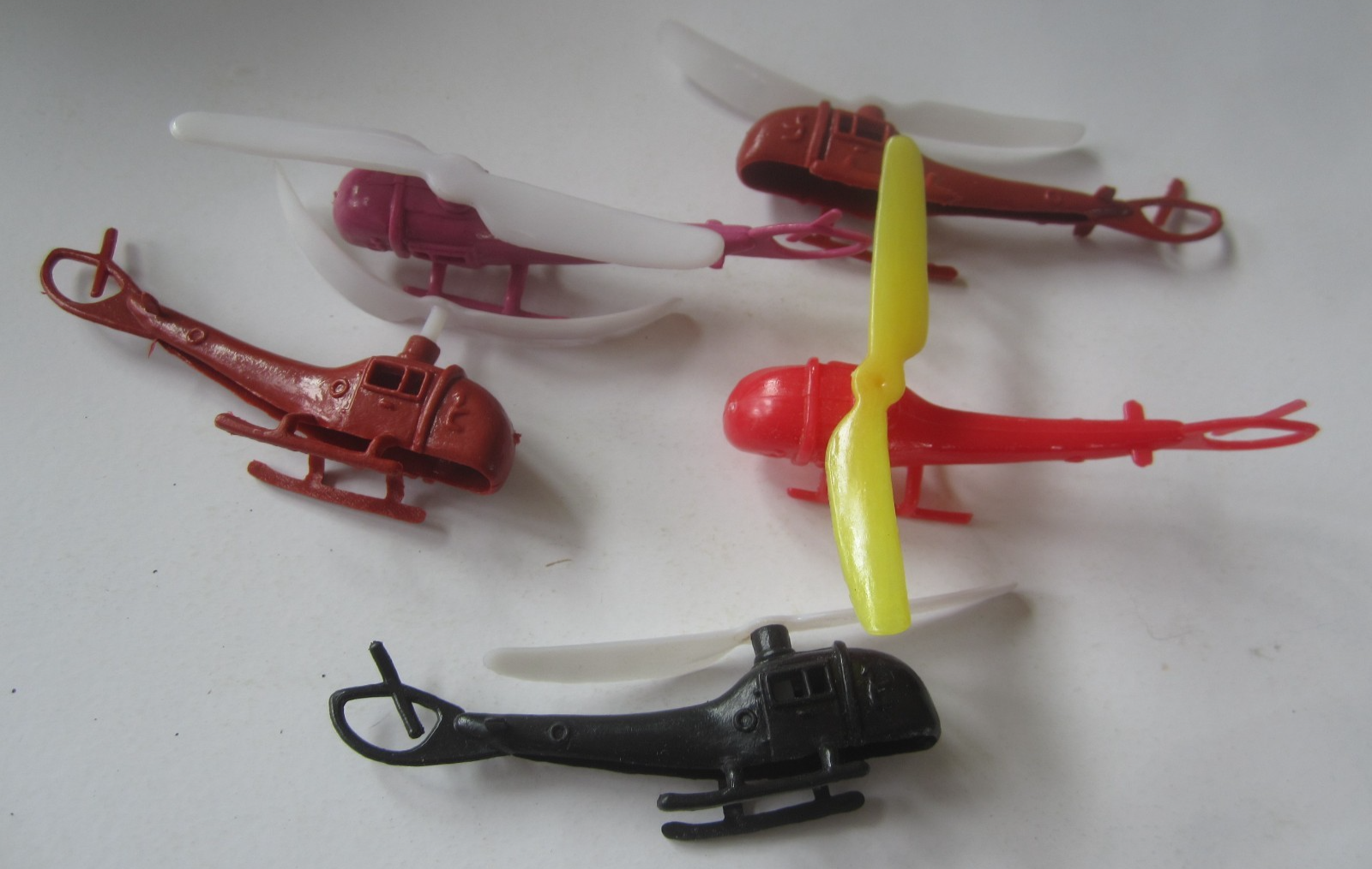 Lot of 5 Old Vintage c.1960's - TOY Plastic HELICOPTERS | eBay