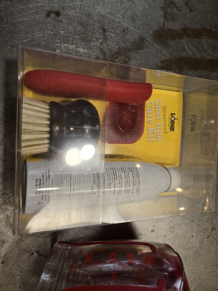 Cast Iron Cleaning Kit & Measuring Cup Kit Combo!!!!!! | eBay