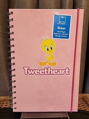 BlueSky Warner Bros Tweety Bird Tweetheart Notebook Hard Cover 2006 ...