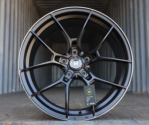 MFlow Racing Wheels MFR4 Black 19x8.5 19x9.5 +35 5x114.3 73.1 Staggered ...