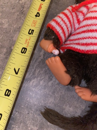 VTG 1970s SEKIGUCHI MONCHICHI MONCHHICHI BROWN MONKEY PACIFIER SUCKER w ...