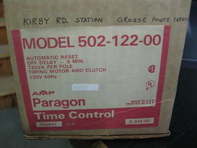 AMF Paragon 502-122-00 Time Control | eBay