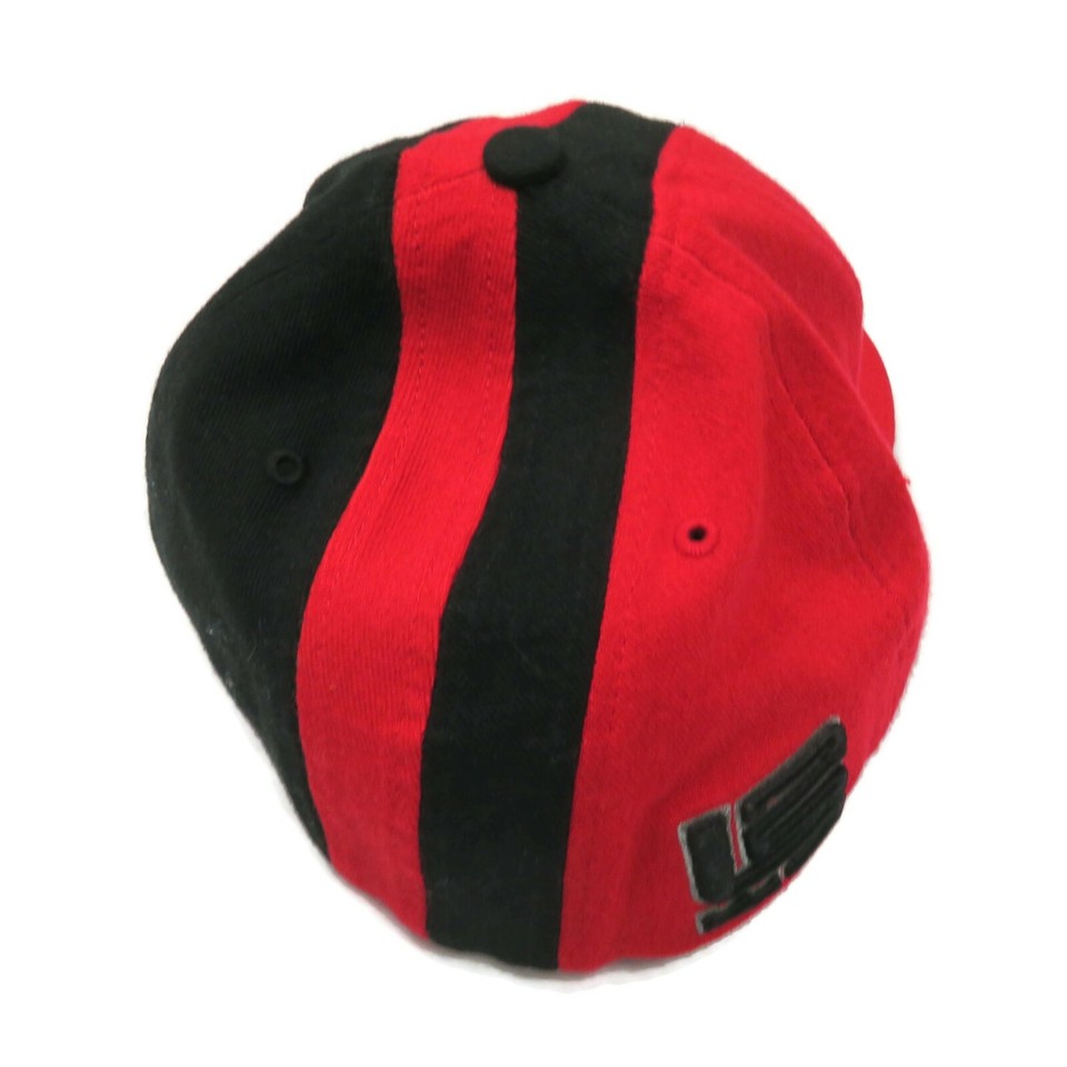 Nike Air Lebron James Hat Cap Vintage Black Red Stripe Wool Blend | eBay