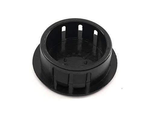 1" Hole Nylon Locking Panel Plugs Black/White Dome Cover 1 3/16" Top ...