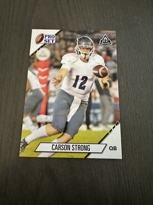 2021 Leaf Pro Set College #3 CARSON STRONG Football ROOKIE Card RC | eBay