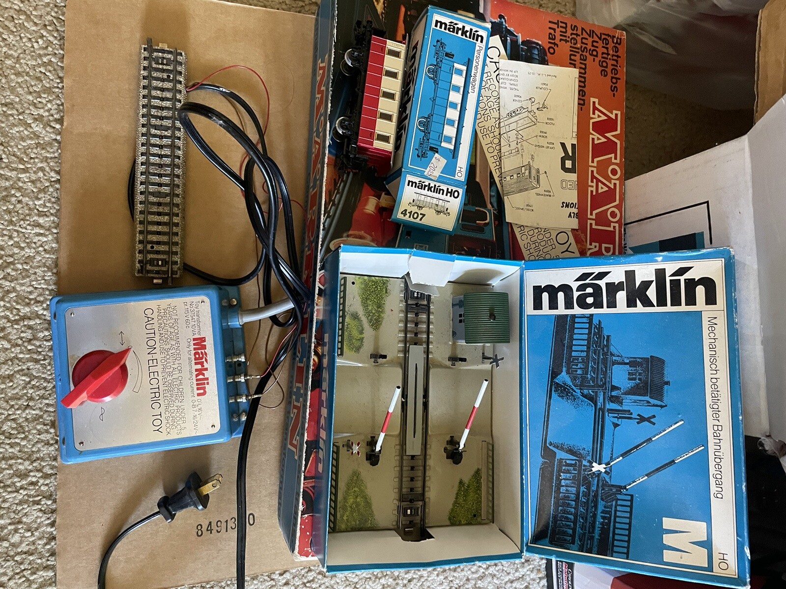 marklin german brand train bundle HO with transformer and extras | eBay