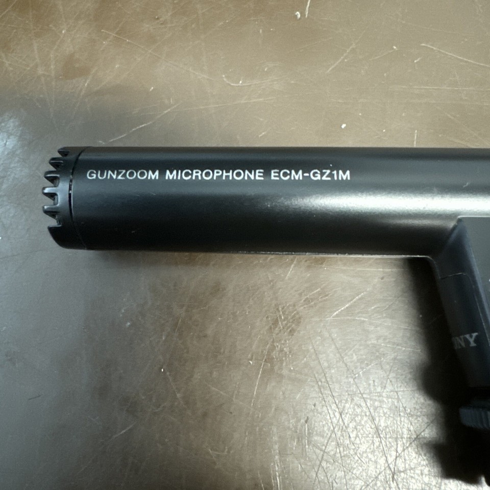 Sony ECMGZ1M Gun Zoom Microphone Black 27242873346 | eBay