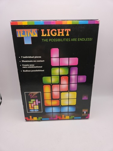 Tetris Light Style LED Lighted Blocks Stackable Lamp 7 Colors New ...