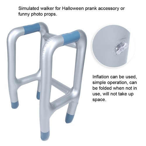 Inflatable Walker PVC Folding Halloween Prank Funny Simulation Party ...