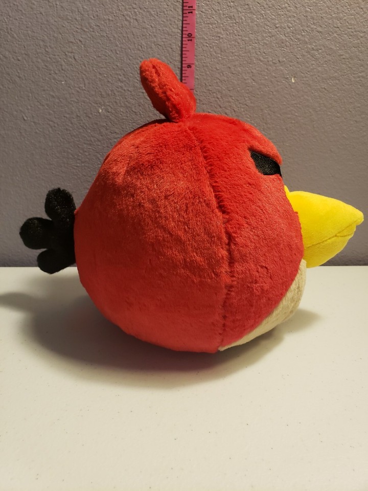 Angry Birds Plush Red Bird Toy Stuffed Animal 10" Commonwealth 2010 | eBay