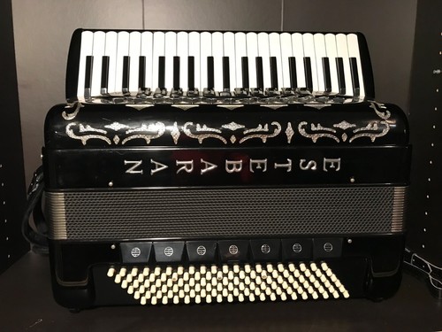Accordion Brandoni 120 Bass 4+5 Piccolo 11 Register Professional ...