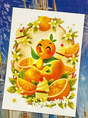2024 Disney WonderGround June Kim Little Orange Bird Happy Songs 5x7 ...