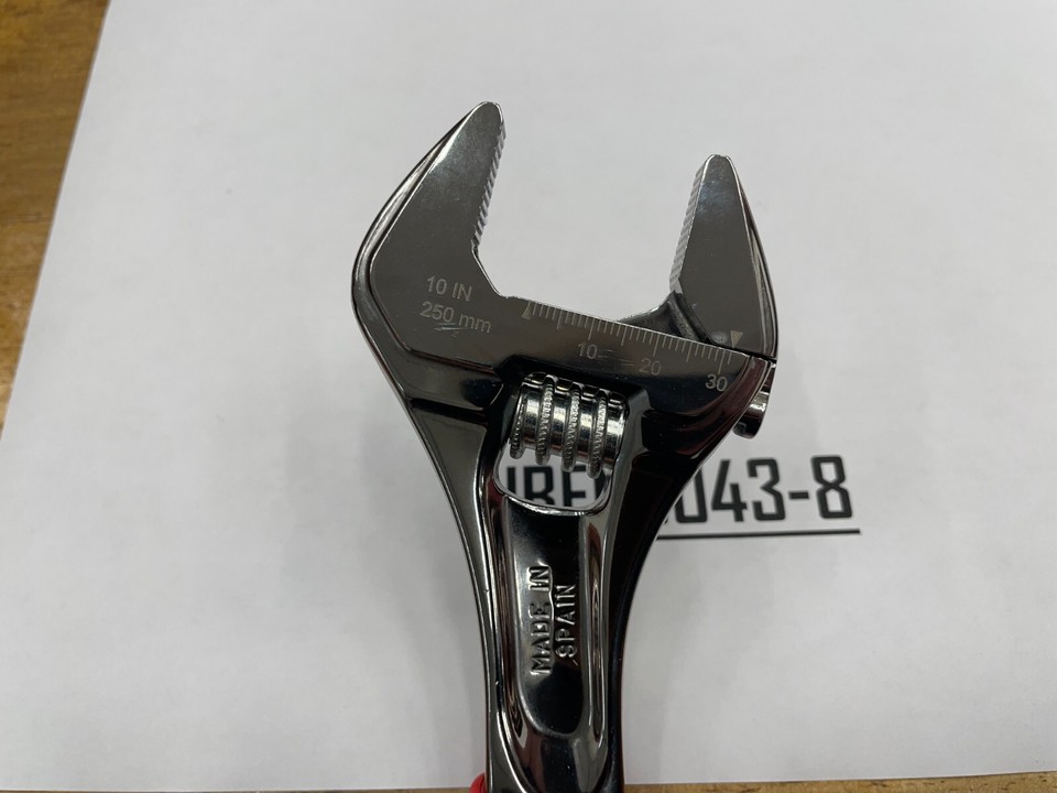 Snap-on Tools 10" Soft Grip Flank Drive Plus Adjustable Wrench FADH10BR ...