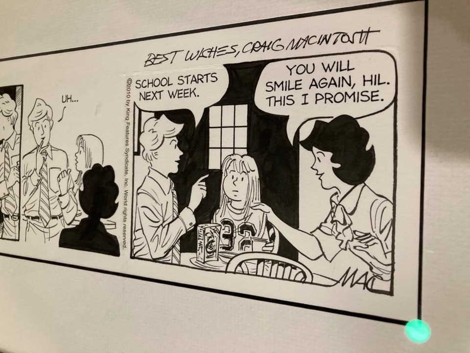 Sally Forth original comic strip art by Greg Macintosh , Rare ! ,Framed ...
