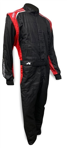 IMPACT RACING Suit Racer 2.0 1pc Small Black/Red- 24222307 | eBay