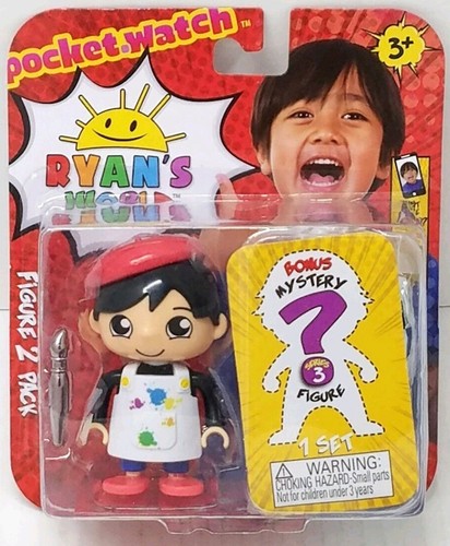 Ryan's World Action Figure 2 pack, 1 mystery, Series 3 or 4 YOU CHOOSE ...