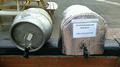 2 ICE BLANKETS & 1x INSULATED CASK JACKET cask beer cooler pub ale pump ...