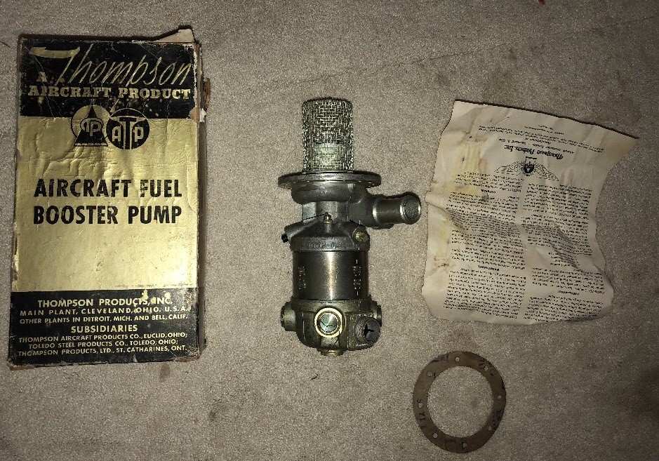 Thompson Aircraft Fuel Booster Pump WWll B-17 Flying Fortress-#TFD ...