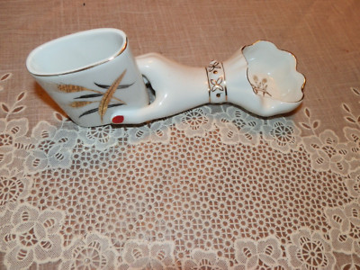 Vintage Hand Painted Eyeglass Holder/Caddy Porcelain Ceramic Bedside ...