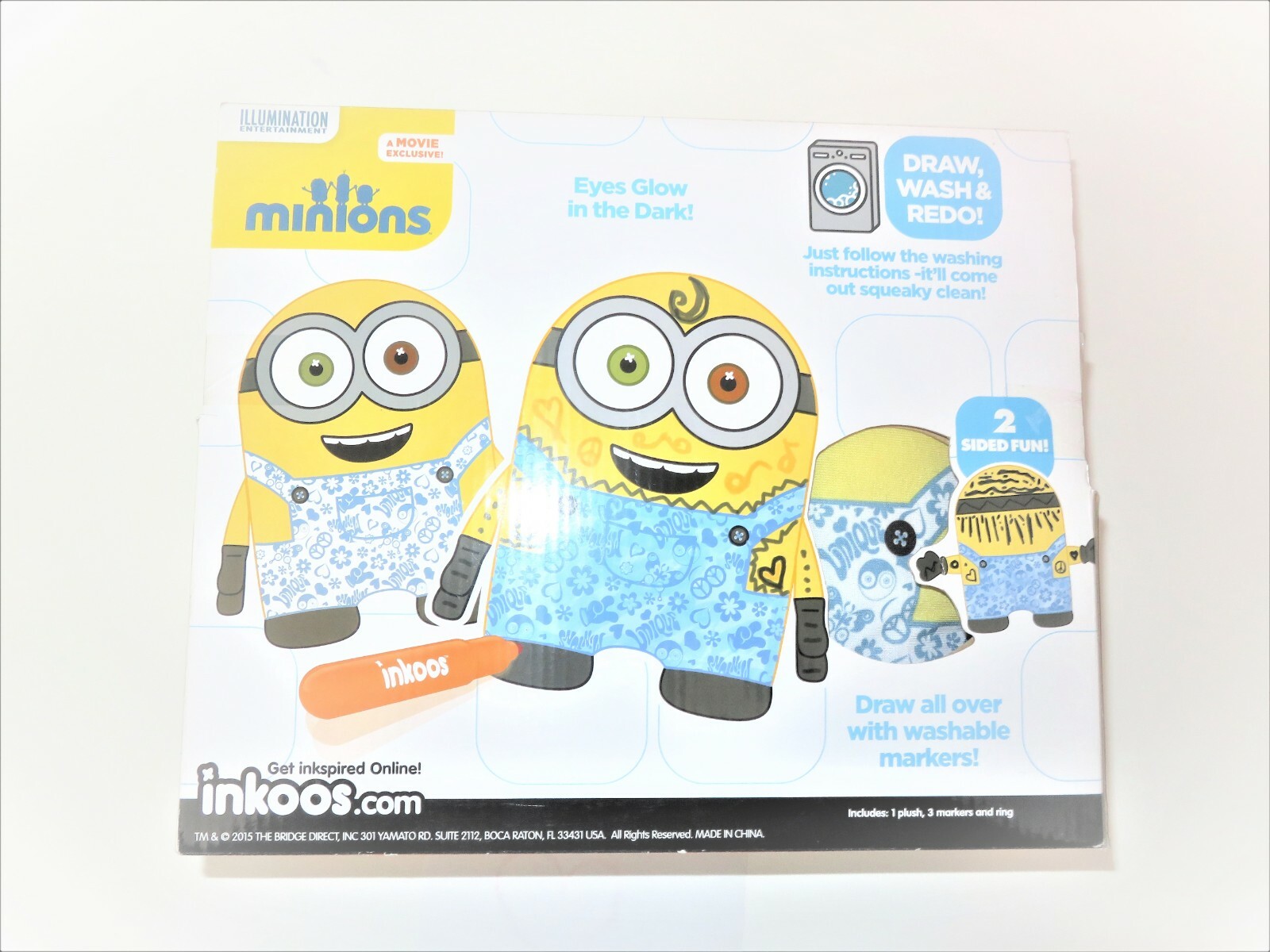 Inkoos+Color+N%27+Glow+Minions+Plush+Bob+Clean+and for sale online | eBay