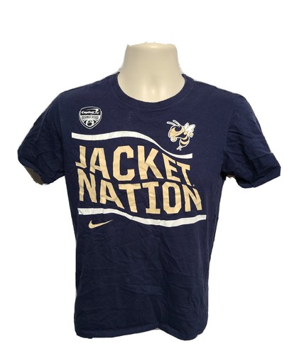 Yellow Jacket Nation Womens Small Blue TShirt | eBay