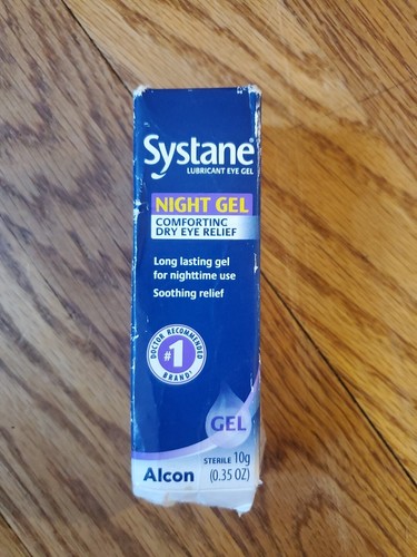 Alcon Systane Lubricant Eye Night Gel Dry Relief Long Lasting 10g ...