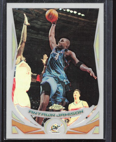 2004-05 Topps Chrome - Antawn Jamison #142 Refractor Washington Wizards ...