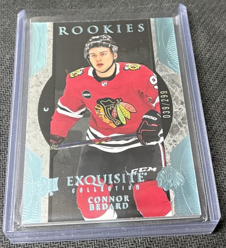 2023-24 UD Ice Exquisite Collection Rookies /299 Connor Bedard R43 | eBay