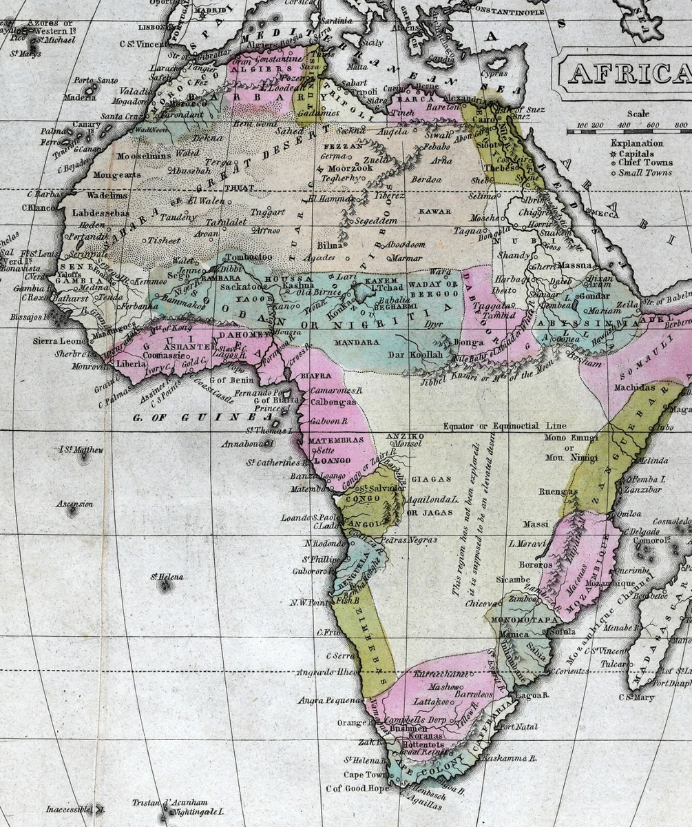 Nubia Map Africa
