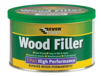 Everbuild Wood Filler High Performance 2 Part Light Stainable 1.4Kg ...