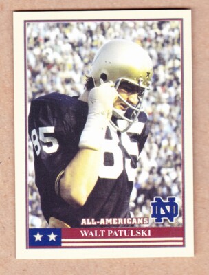Walt Patulski 2004 Notre Dame TK Legacy All Americans card #AA17 Mint ...