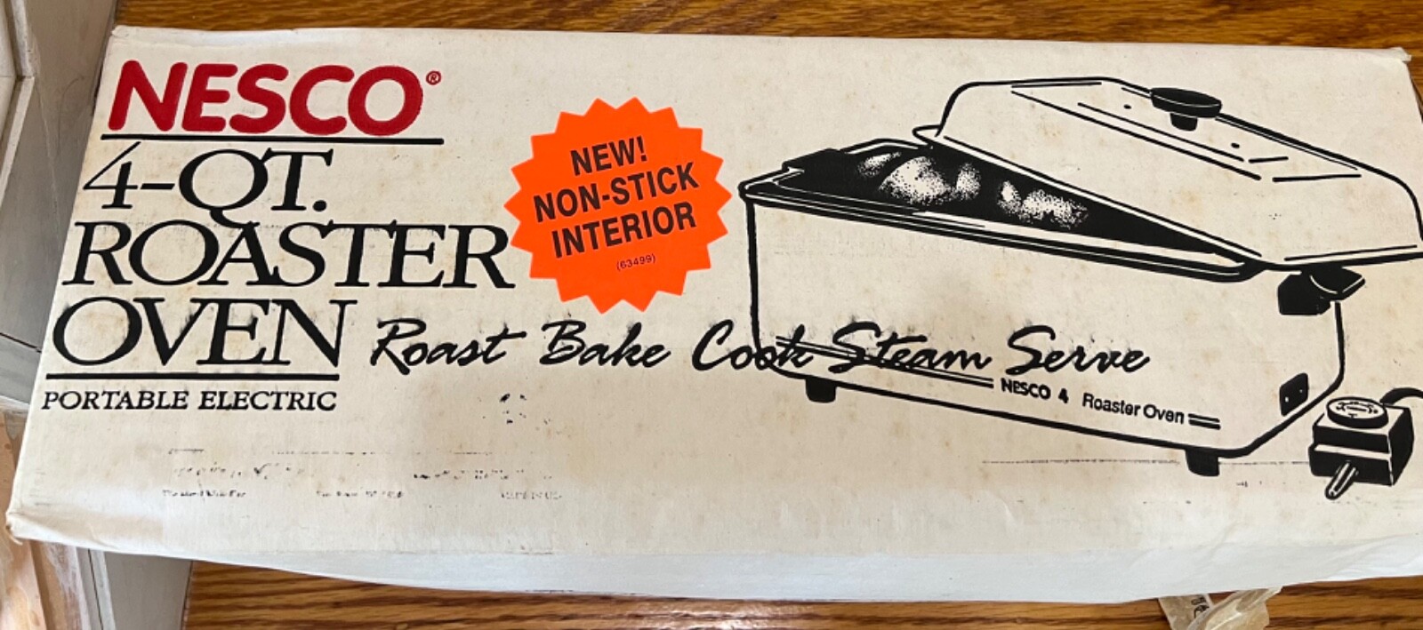 NESCO 4 Quart Roaster Oven White 4104-04 for sale online | eBay