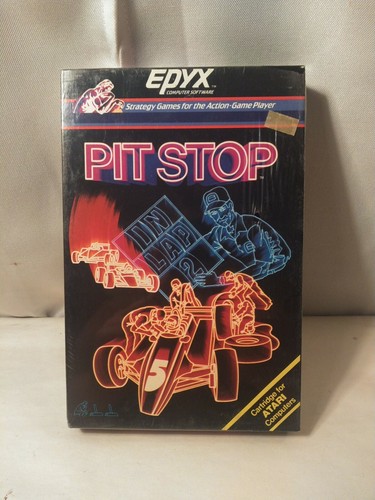 Atari Pit stop Epyx Cartridge sealed New old stock | eBay