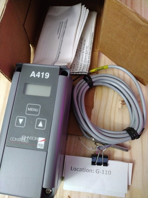 Johnson Controls A419 Electronic Temp Controller for sale online | eBay